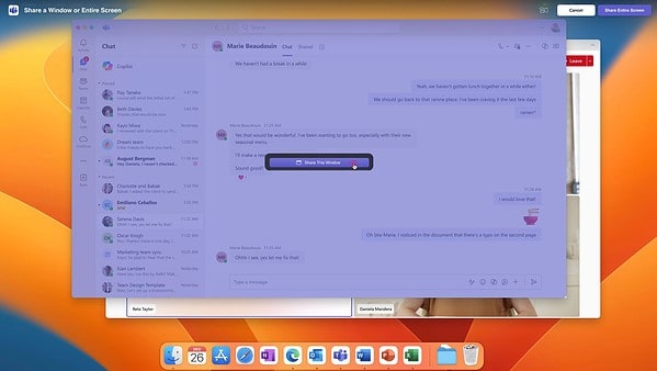 Microsoft Brings Native macOS Screen Sharing to Teams