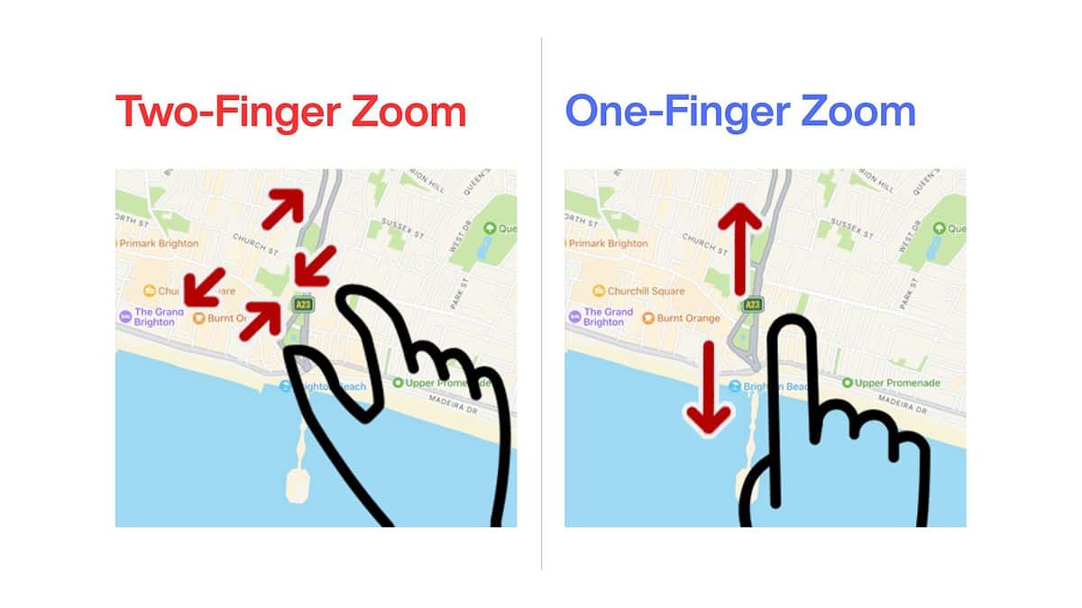 Should Apple Maps Let You Reverse the One-Finger Zoom Gesture?