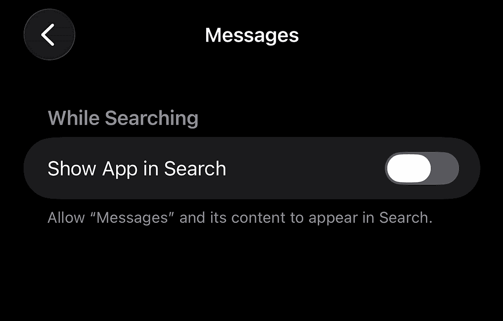 How to Fix “Search in Messages” Not Working in iOS 26