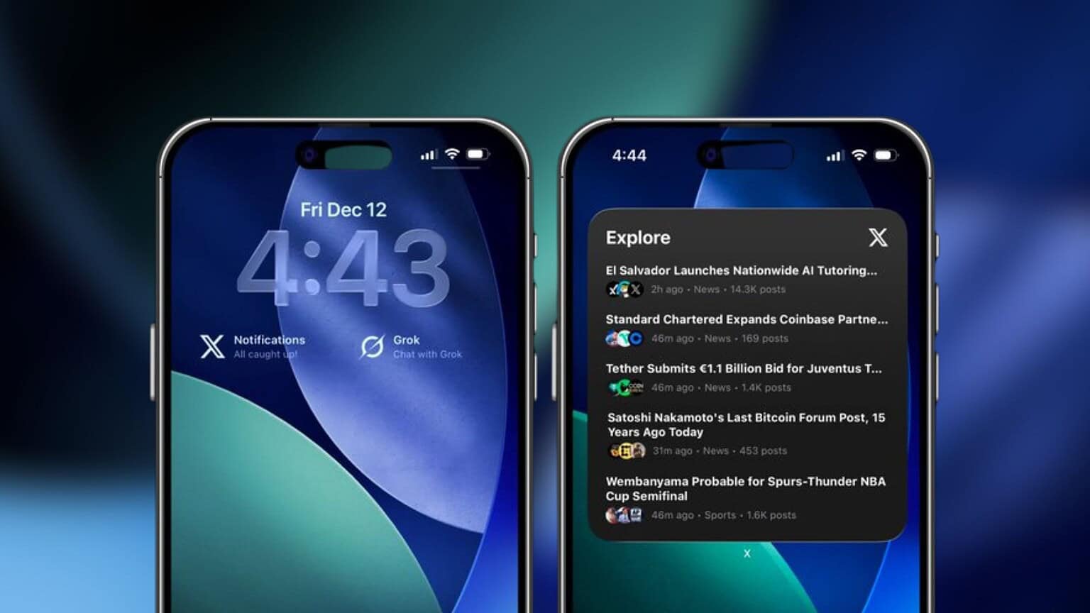 X Rolls Out iOS Widgets for News, Notifications, Messages, and Grok