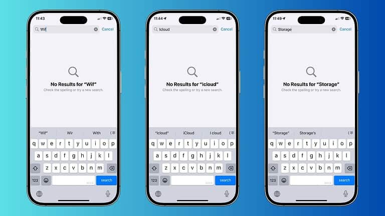 iPhone Settings Search Not Working? Here’s What You Can Do