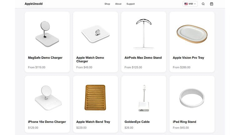 Apple Store Display Accessories Are Now Being Sold Online