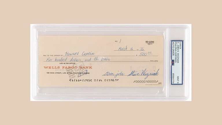 Steve Jobs Apple Auction Crosses $5 Million on Just Two Rare Items