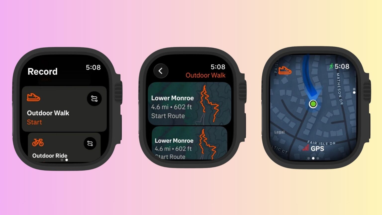 Strava Adds Full Route Maps and Navigation to Apple Watch in Beta