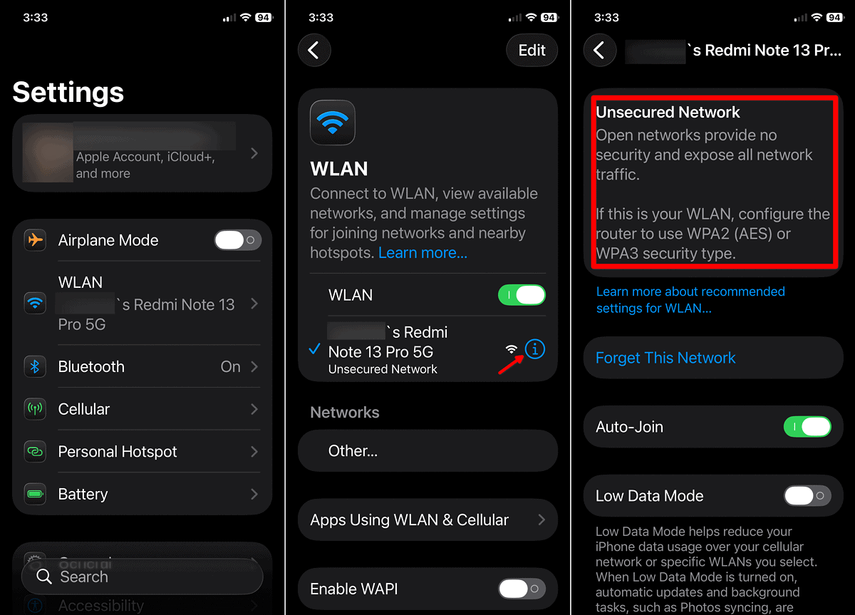How To Fix the “Insecure Network” Warning on iPhone