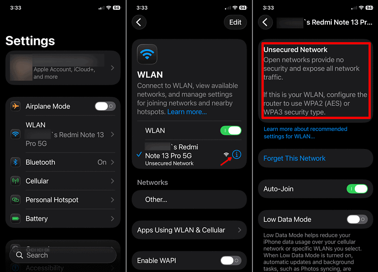 How To Fix the “Insecure Network” Warning on iPhone