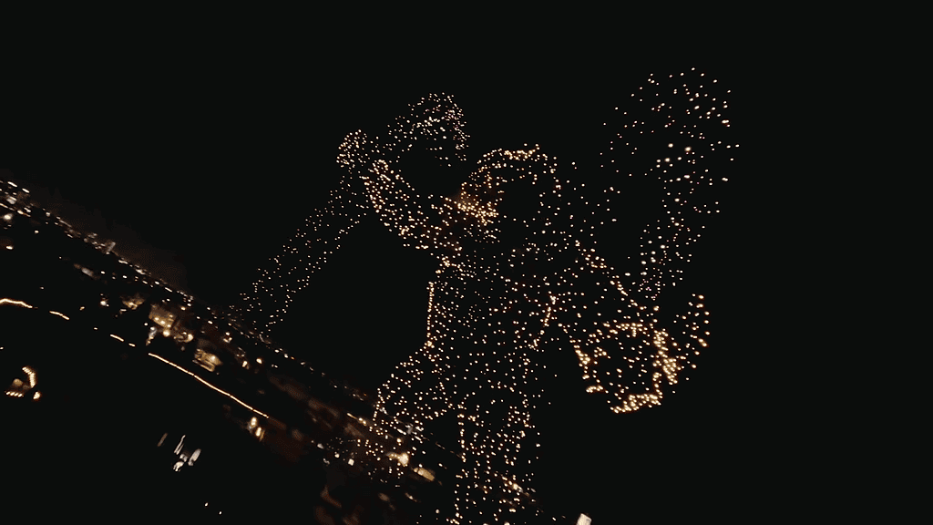 Apple TV Breaks World Record With 3,000 Drone Show in Los Angeles