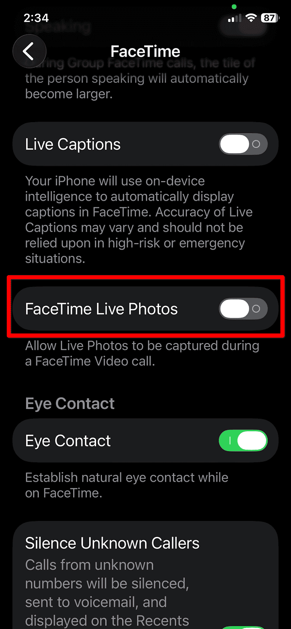 How To Fix "FaceTime Photos Must Be Enabled on Both Devices"