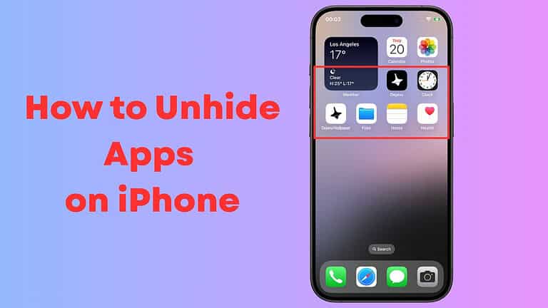 How to Unhide Apps on iPhone with iOS 26