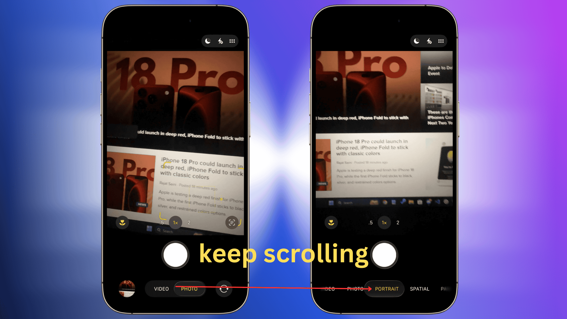 Where Is Portrait Mode in iOS 26? Here’s How to Find It