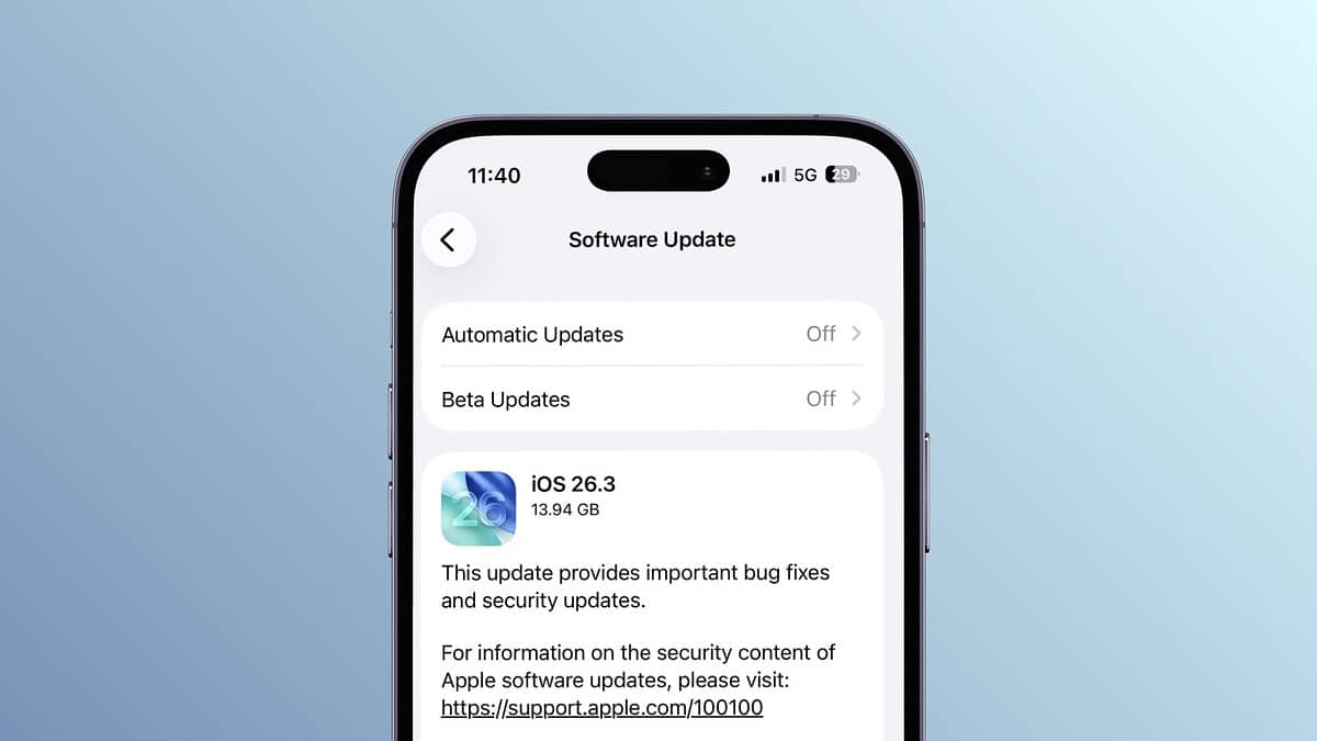 iOS 26.3 Update Size Appears Massive for Many iPhone Users