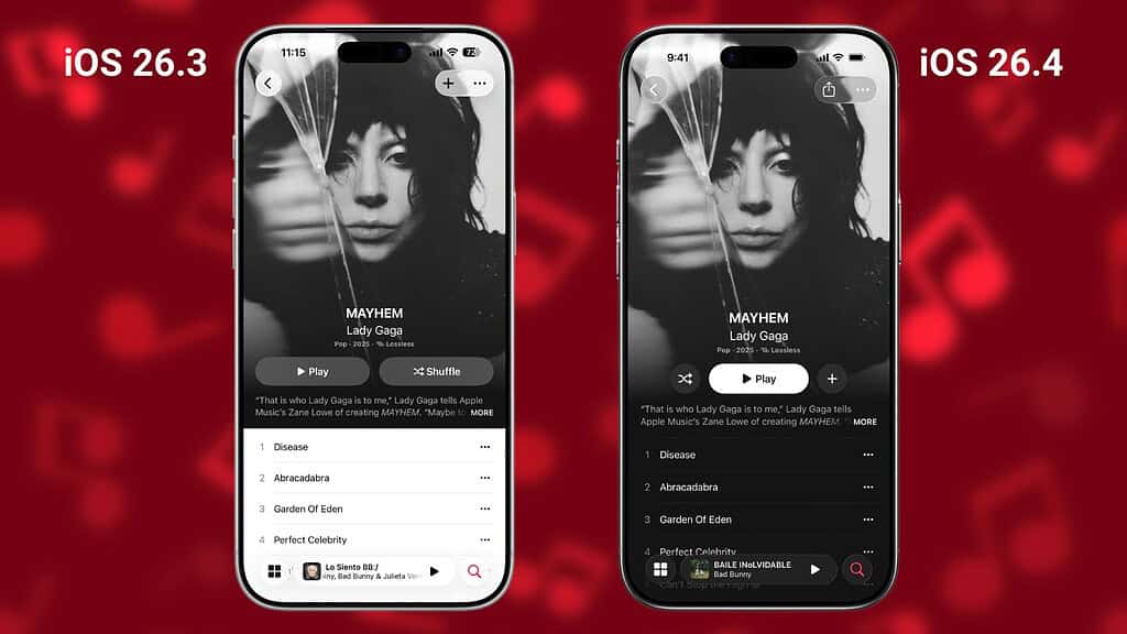 iOS 26.4 Apple Music Redesign is Now Live, Here’s What You Get