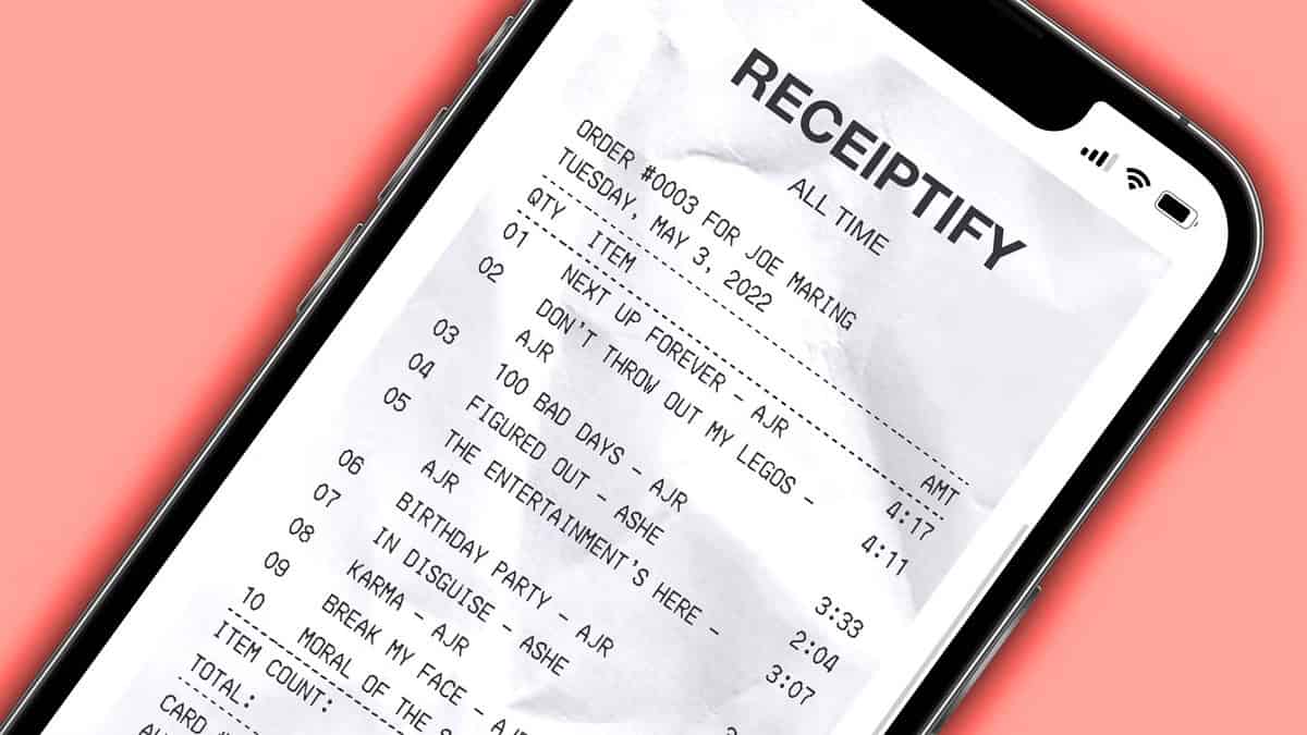How to Use Receiptify With Apple Music in 2026