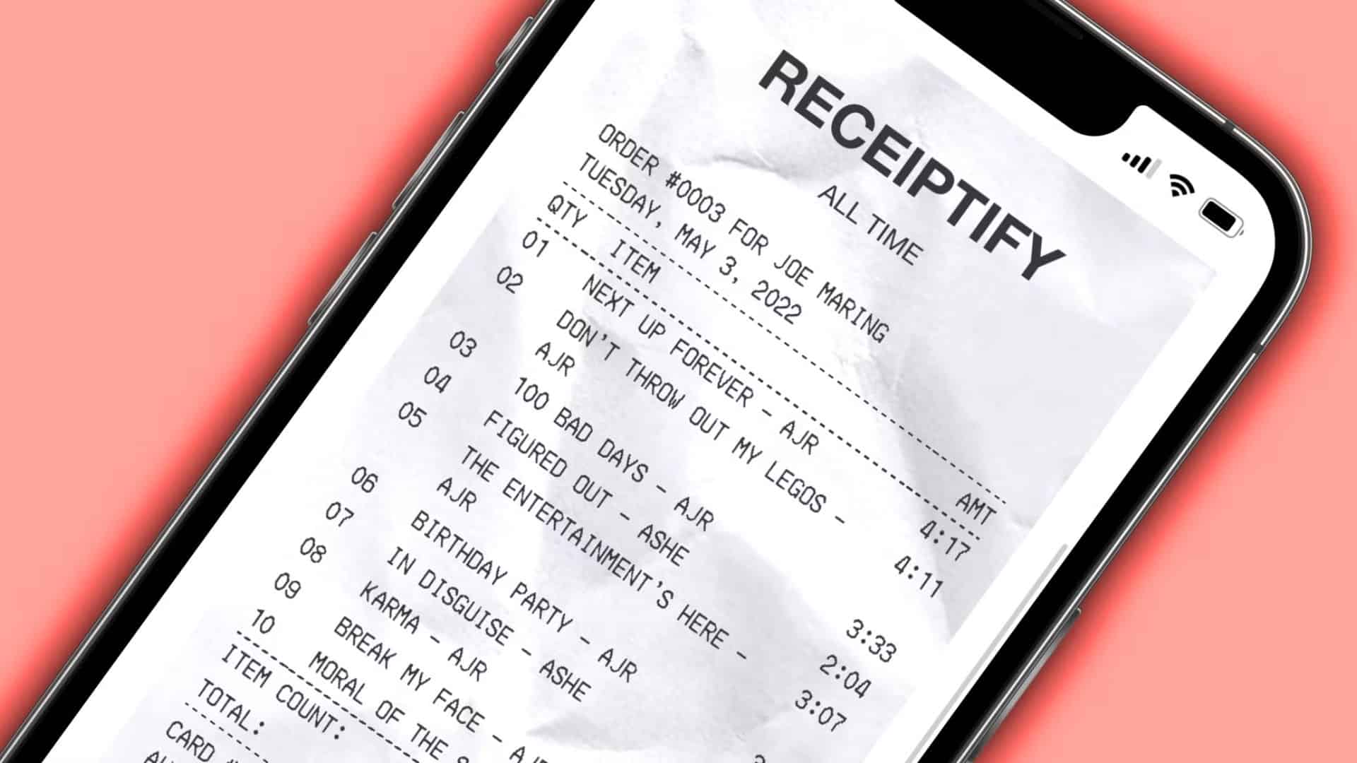 How to Use Receiptify With Apple Music in 2026
