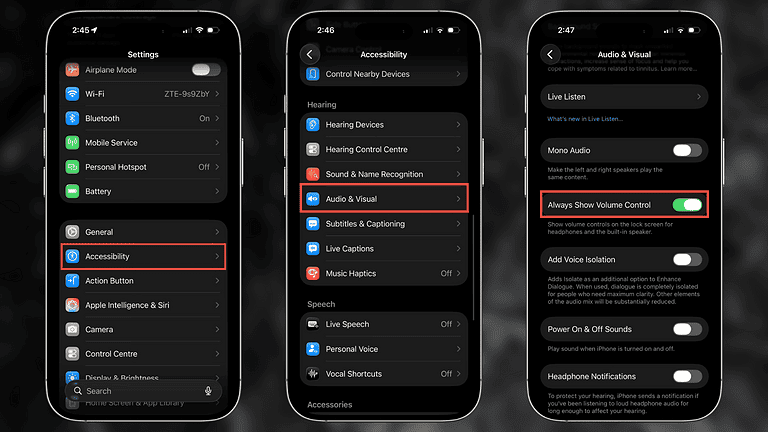 How to Add Volume Slider on iPhone Lock Screen in iOS 26