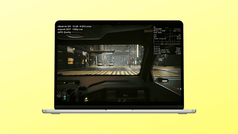 M5 MacBook Air Gaming Test: Benchmarks for Cyberpunk, GTA, and 10 More ...