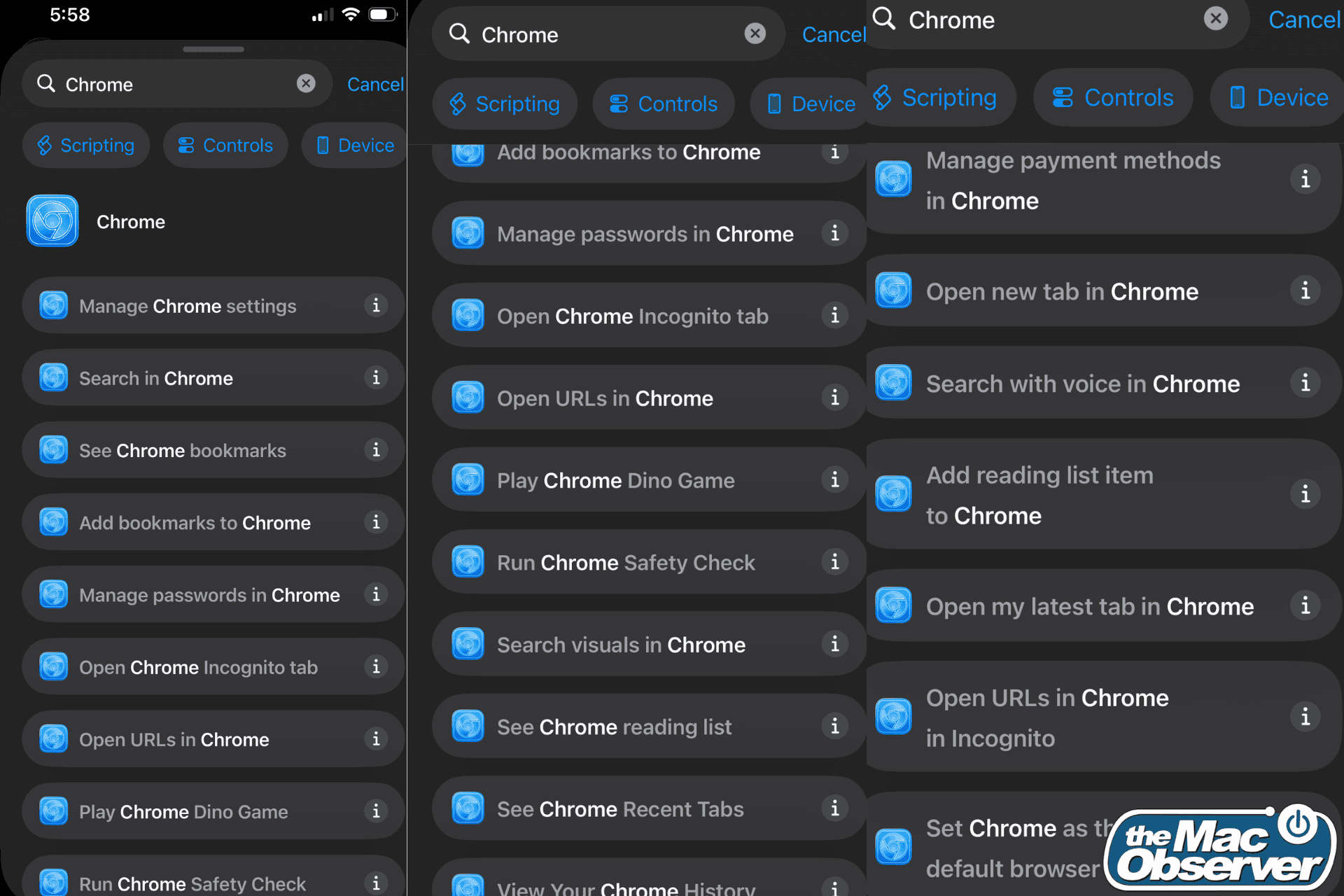 Hey Siri, Play Dino: Chrome for iOS Gains New Shortcuts