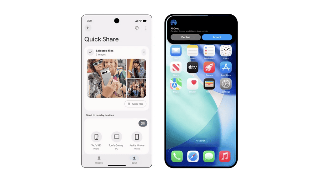 Google Brings AirDrop-Like Sharing to More Android Phones