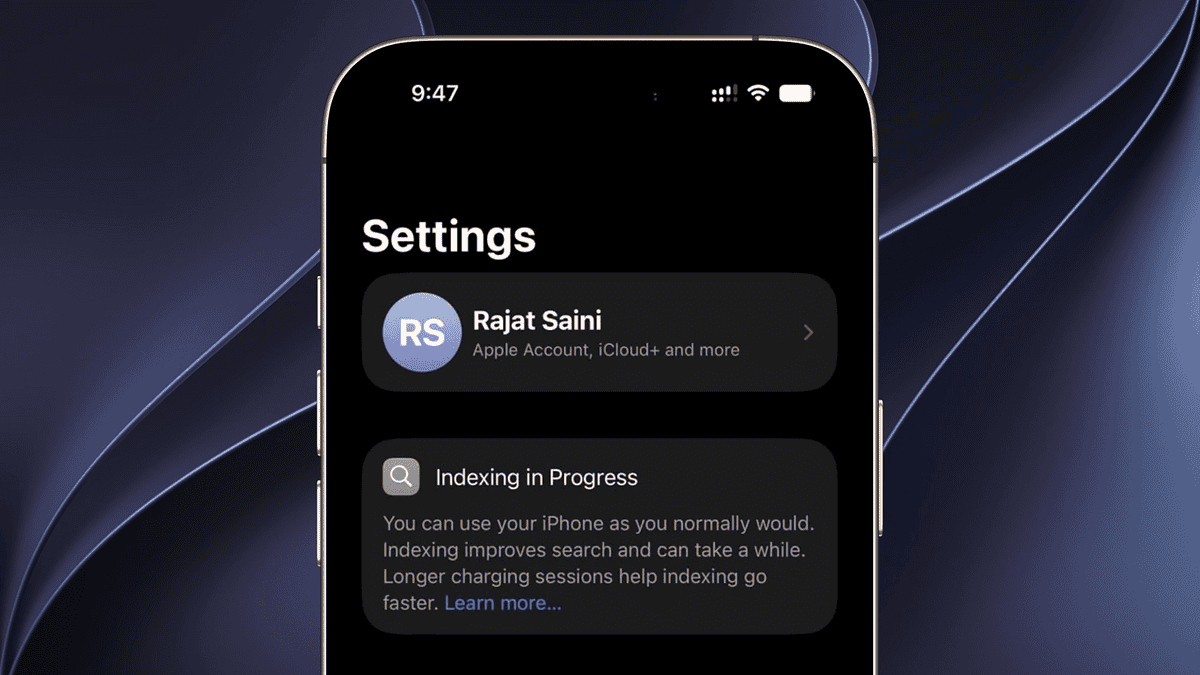 How to Check If iOS 27 Is Still Indexing Your iPhone