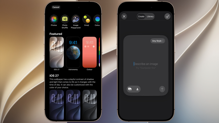 How to Create Custom AI Wallpapers on iPhone in iOS 27
