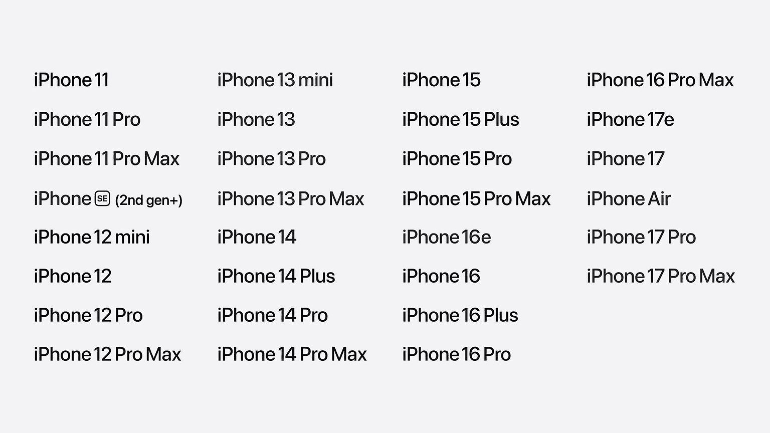 iOS 27 Supported Devices Confirmed at WWDC26, and iPhone 11 Makes the Cut