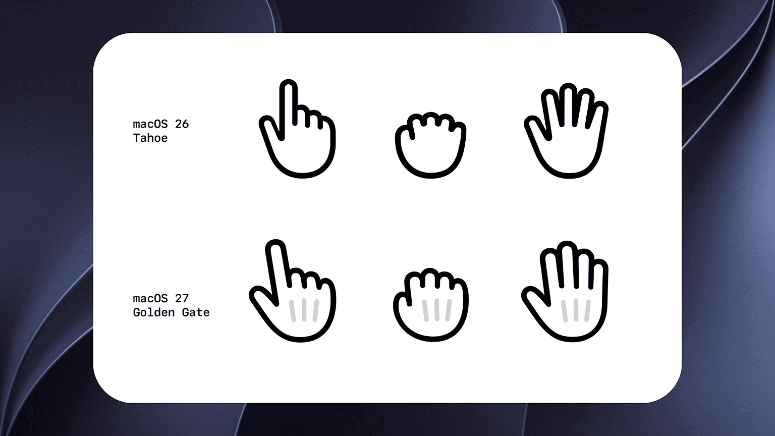 macOS 27 Golden Gate Revives an Iconic Cursor Design